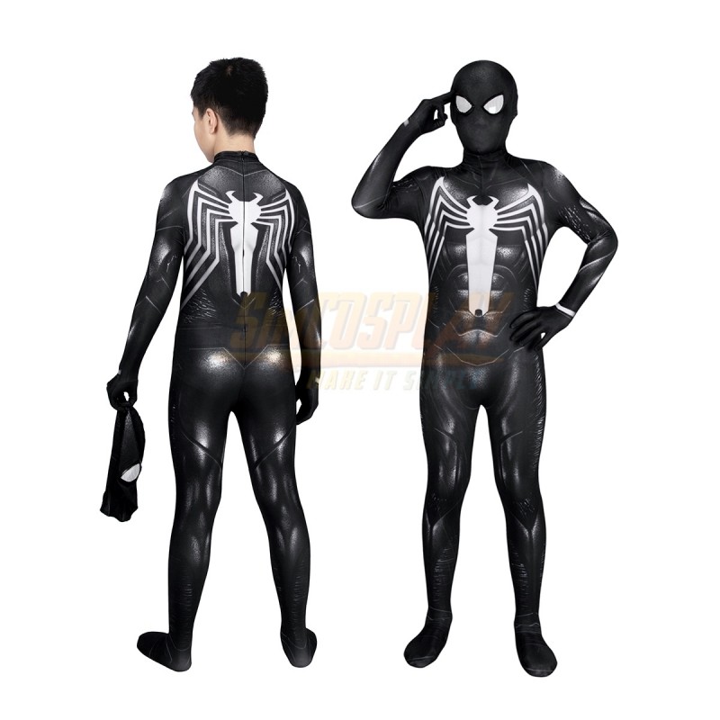 Black Spiderman Costume Kids Herkese Kostüm Black Spiderman Costume