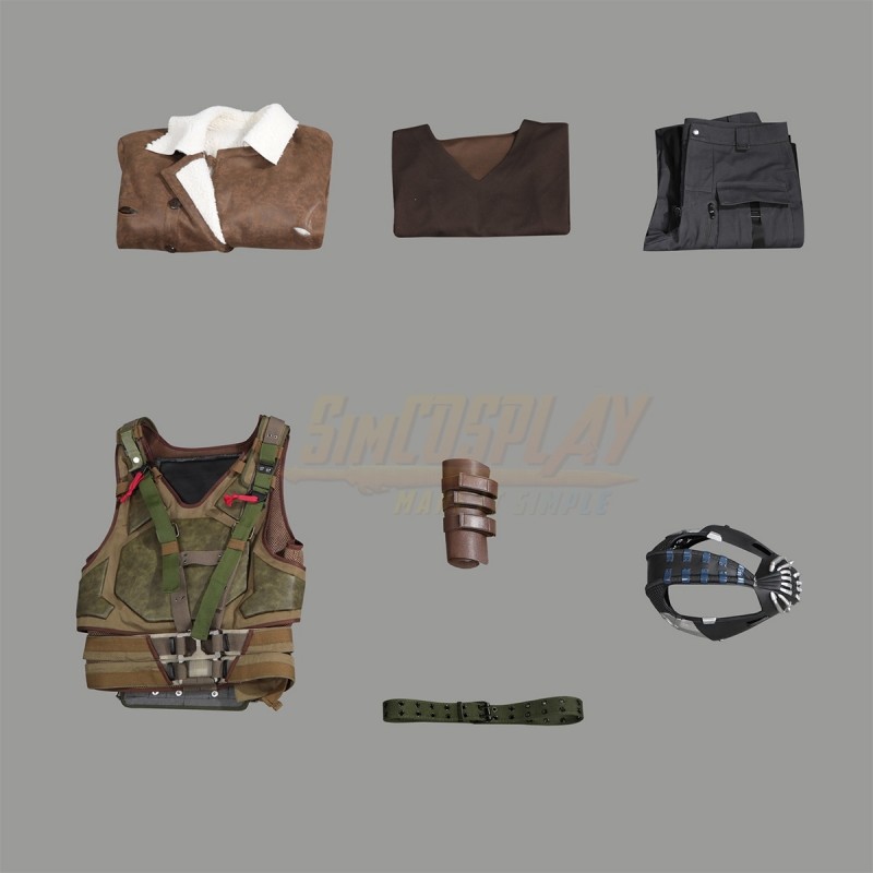Dark Knight Rises Bane Cosplay Costume Top Level