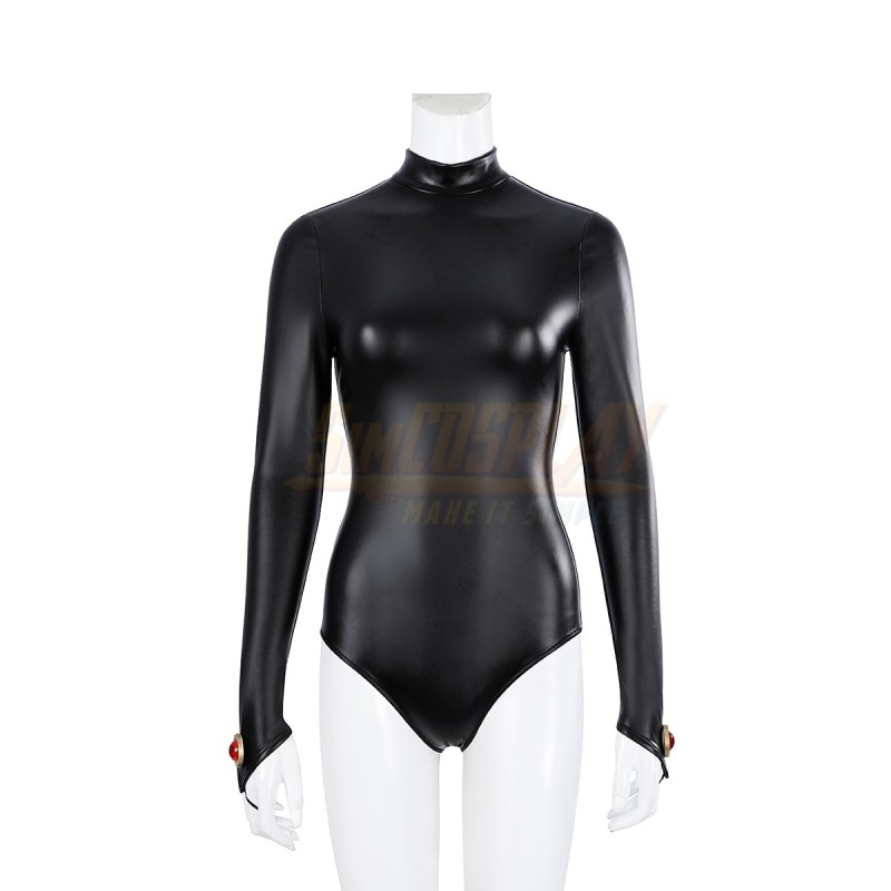 Raven Rachel Roth Classic Cosplay Costume Hooded Cape Bodysuit