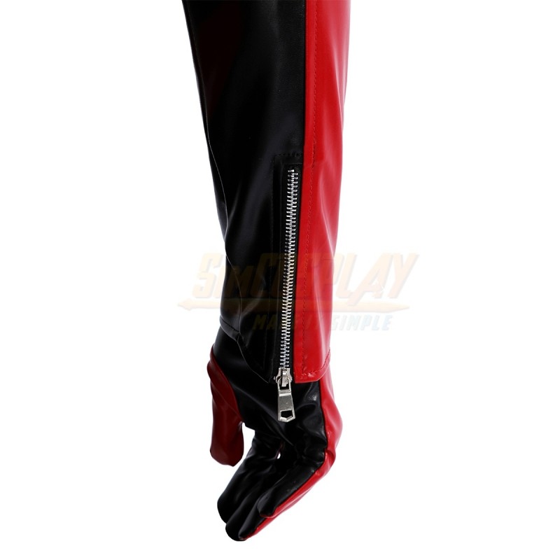 Spiderman Last Stand Suit Cosplay Red Leather Jacket Suit