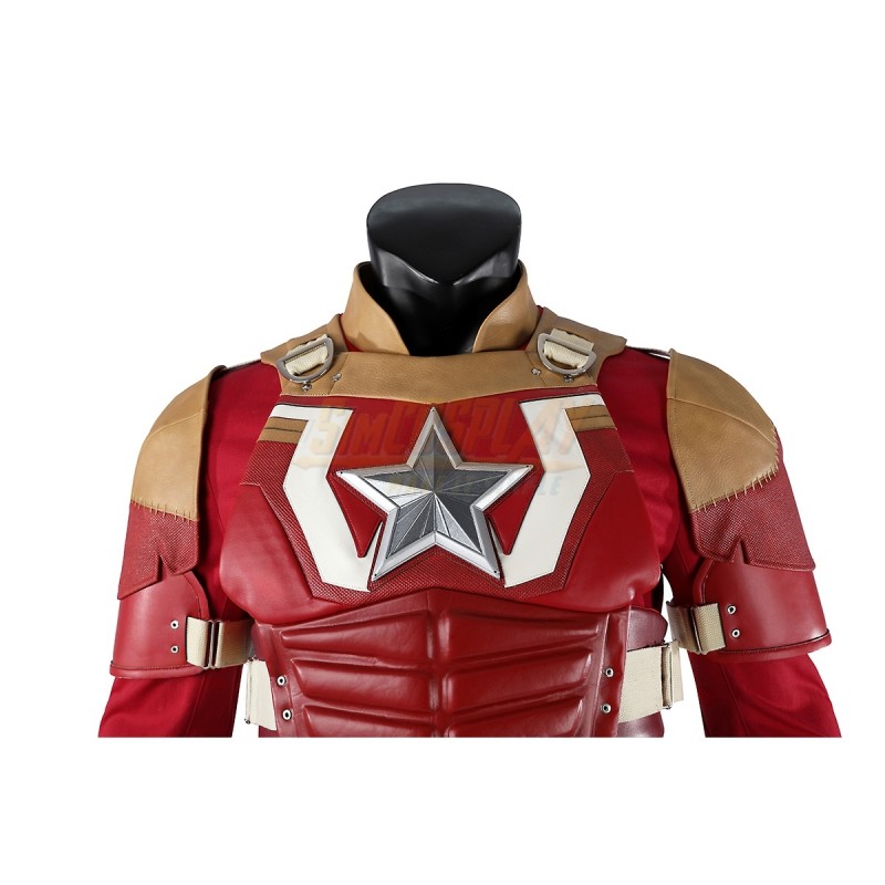 Thunderbolts Red Guardian Cosplay Costume Bright Color Version