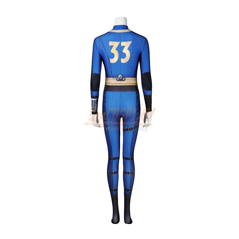 Lucy Blue Uniform Printed Cosplay Suit V2