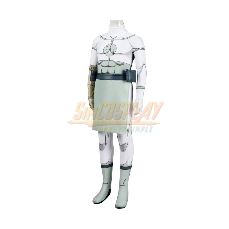 Kids Thragg White Suit Invincible S3 Printed Cosplay Costume
