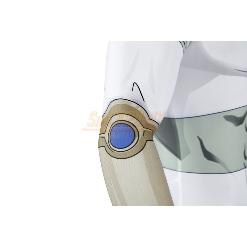 Invincible Season 3 Thragg White Suit Printed Cosplay Costume