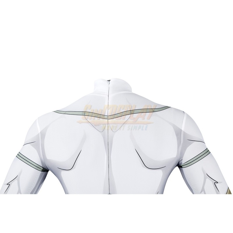 Invincible Season 3 Thragg White Suit Printed Cosplay Costume