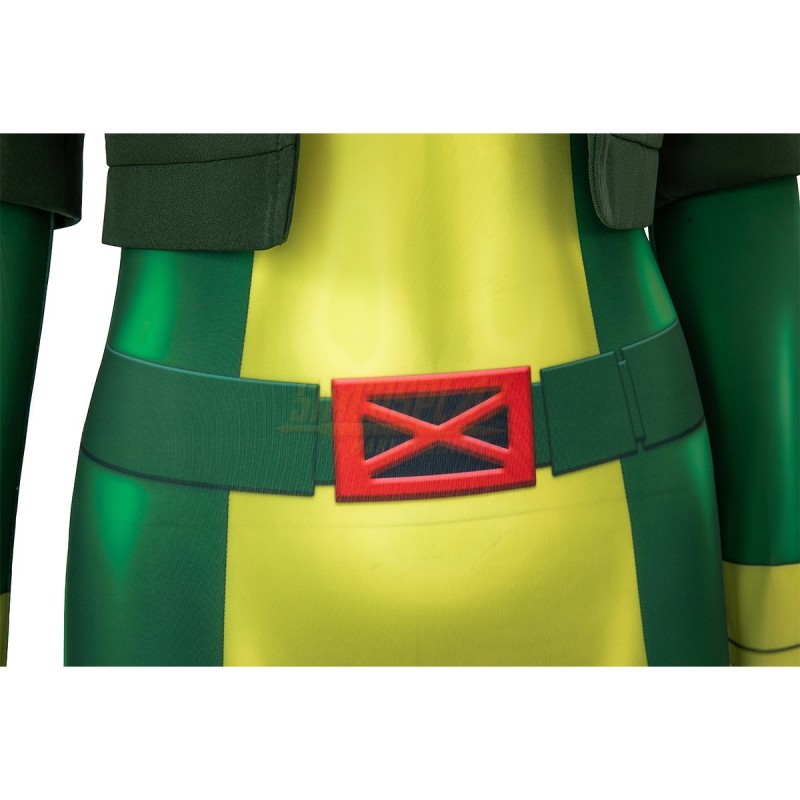 Rogue X-Men 97 Female Cosplay Costume Printed Suit Ver.2