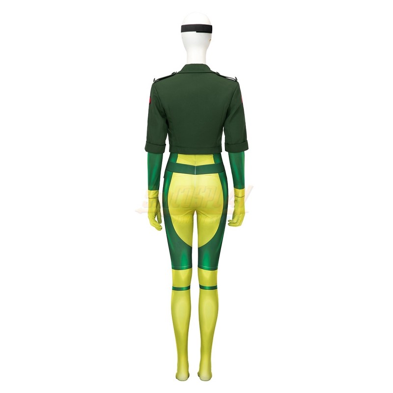 Rogue X-Men 97 Female Cosplay Costume Printed Suit Ver.2
