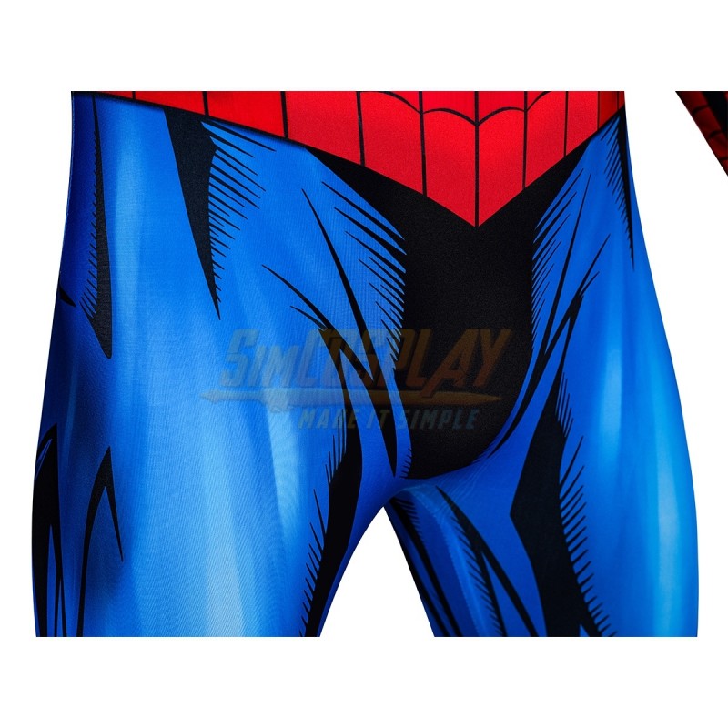 Spiderman Cosplay Costume Comic Book Look Printed Suit