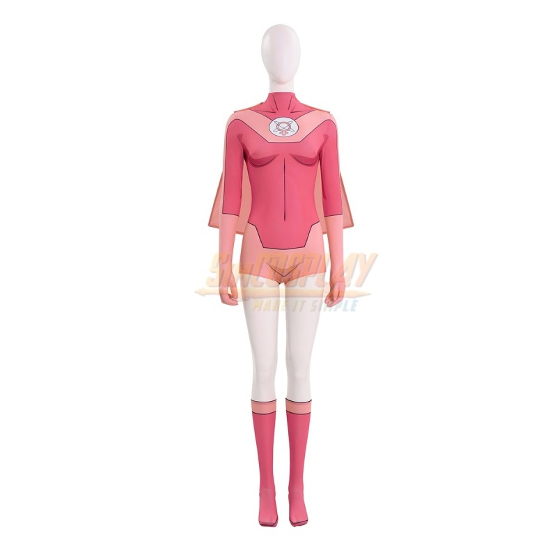 Invincible Atom Eve Suit Atom Eve Pink Cosplay Costume