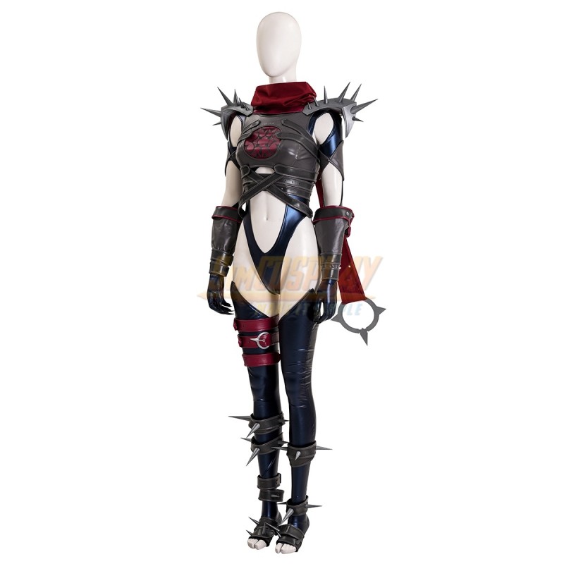 Marvel Rivals Invisible Woman Malice Skin Cosplay Costume Top Level