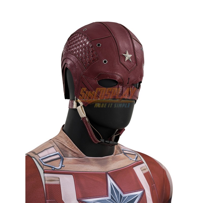 Thunderbolts Red Guardian Printed Suit Cosplay Costume