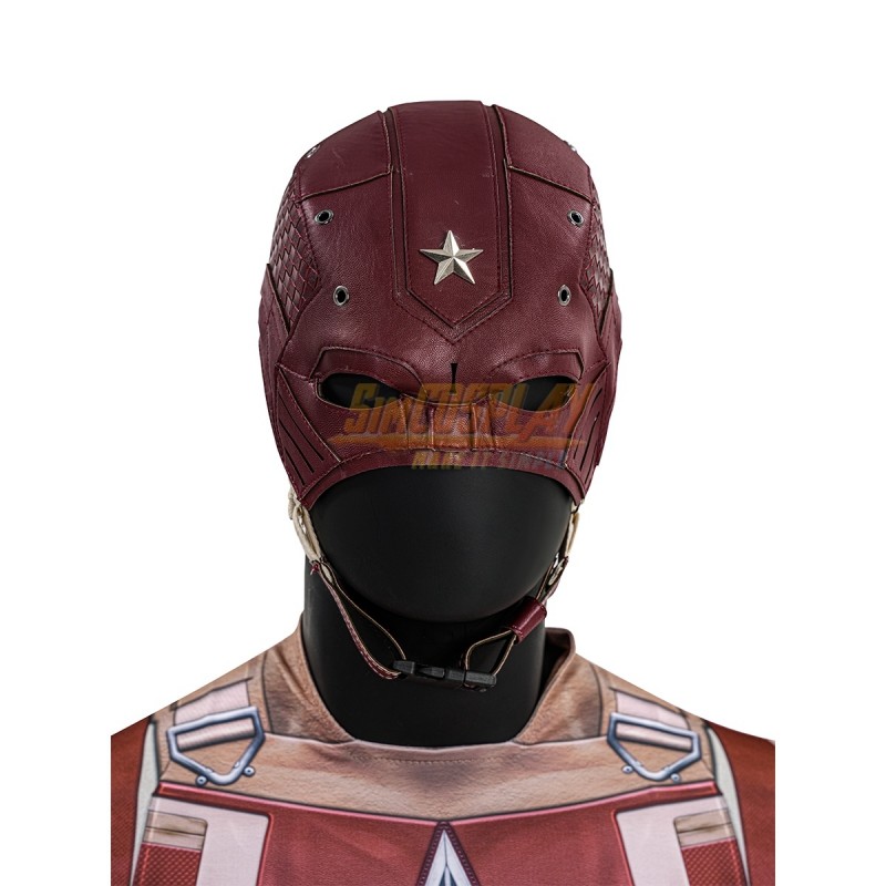 Thunderbolts Red Guardian Printed Suit Cosplay Costume