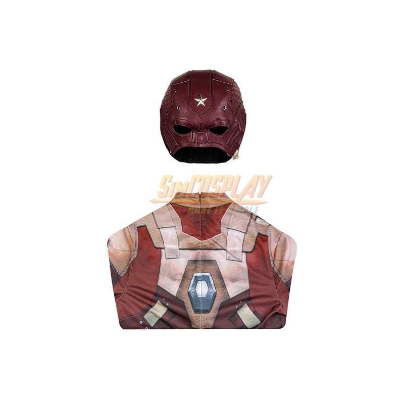 Thunderbolts Red Guardian Printed Suit Cosplay Costume