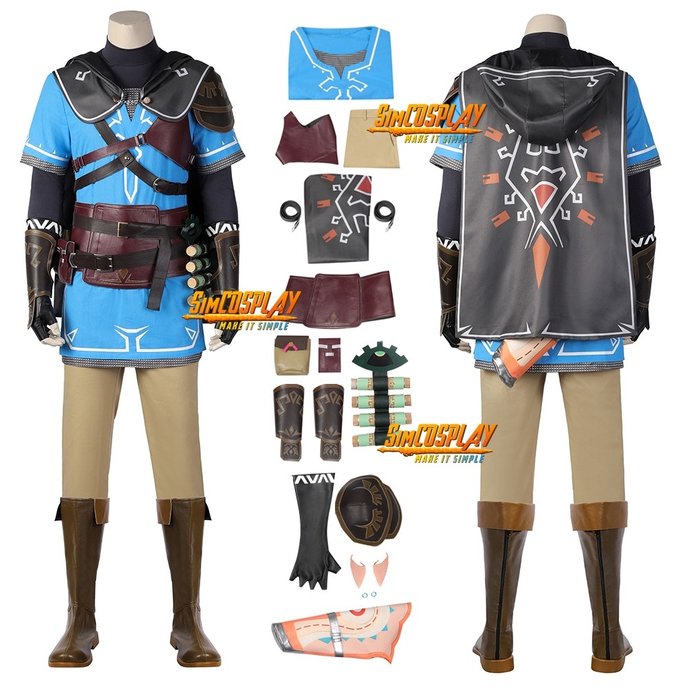 Link Cosplay Costume The Legend of Zelda Tears of the Kingdom Cosplay Suit