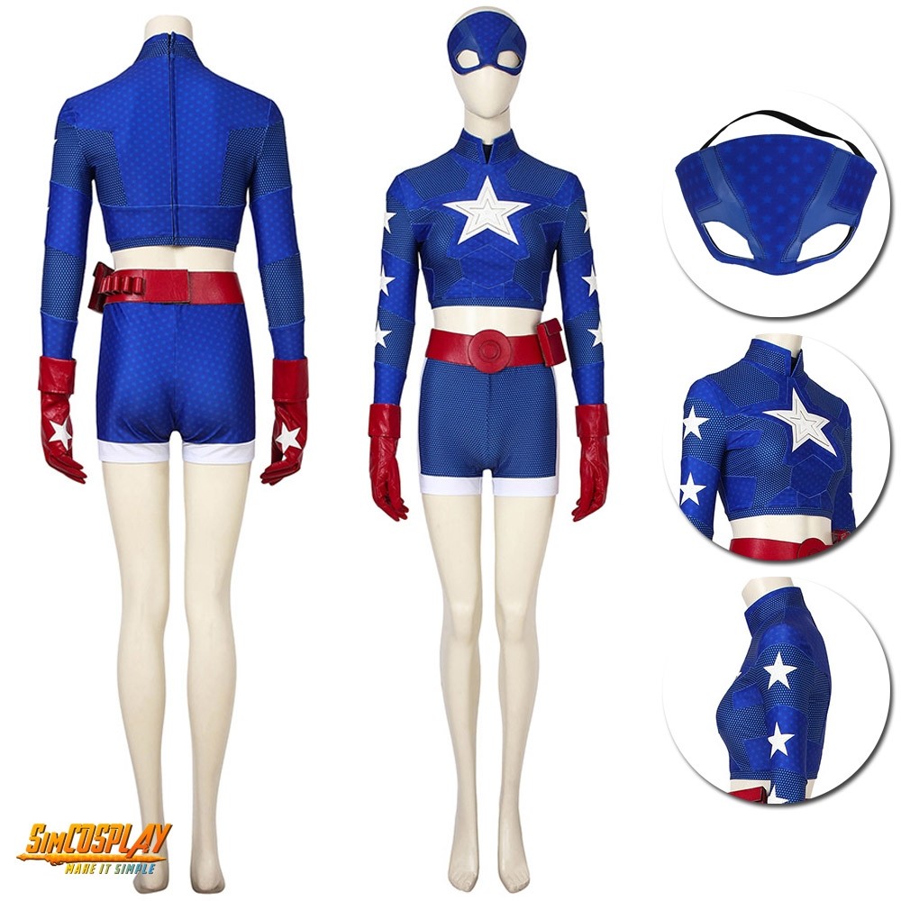 Stargirl Courtney Whitmore Cosplay Costume Star-Spangled Kid Suit Sac194491