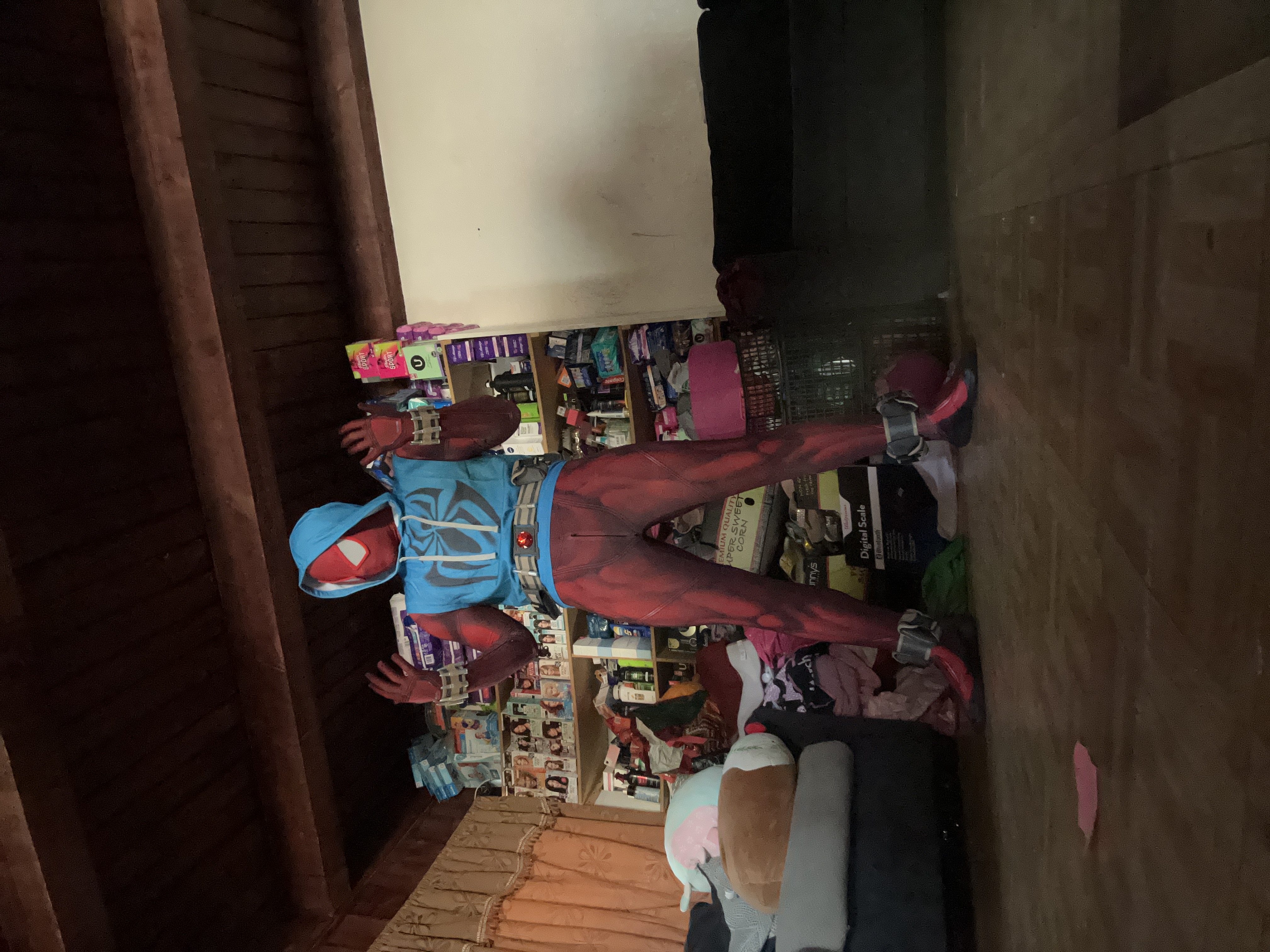 Scarlet Spider Man Ben Reilly Suit The Spider Verse Cosplay Costume