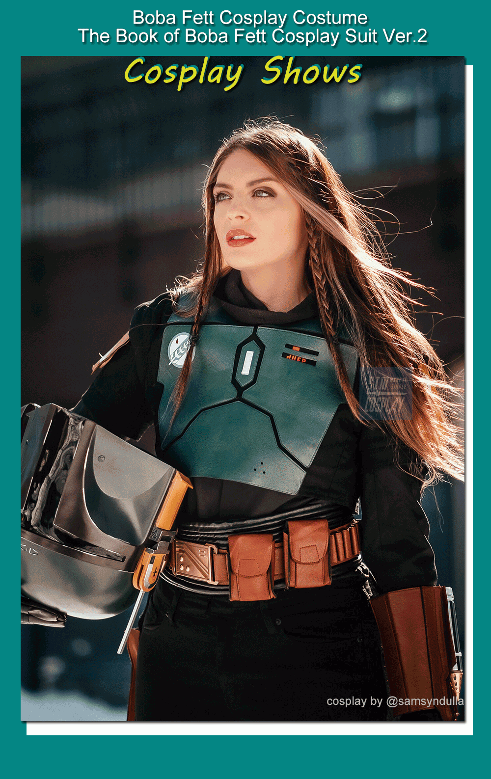 Boba Fett Cosplay Costume The Book of Boba Fett Cosplay Suit Ver.2